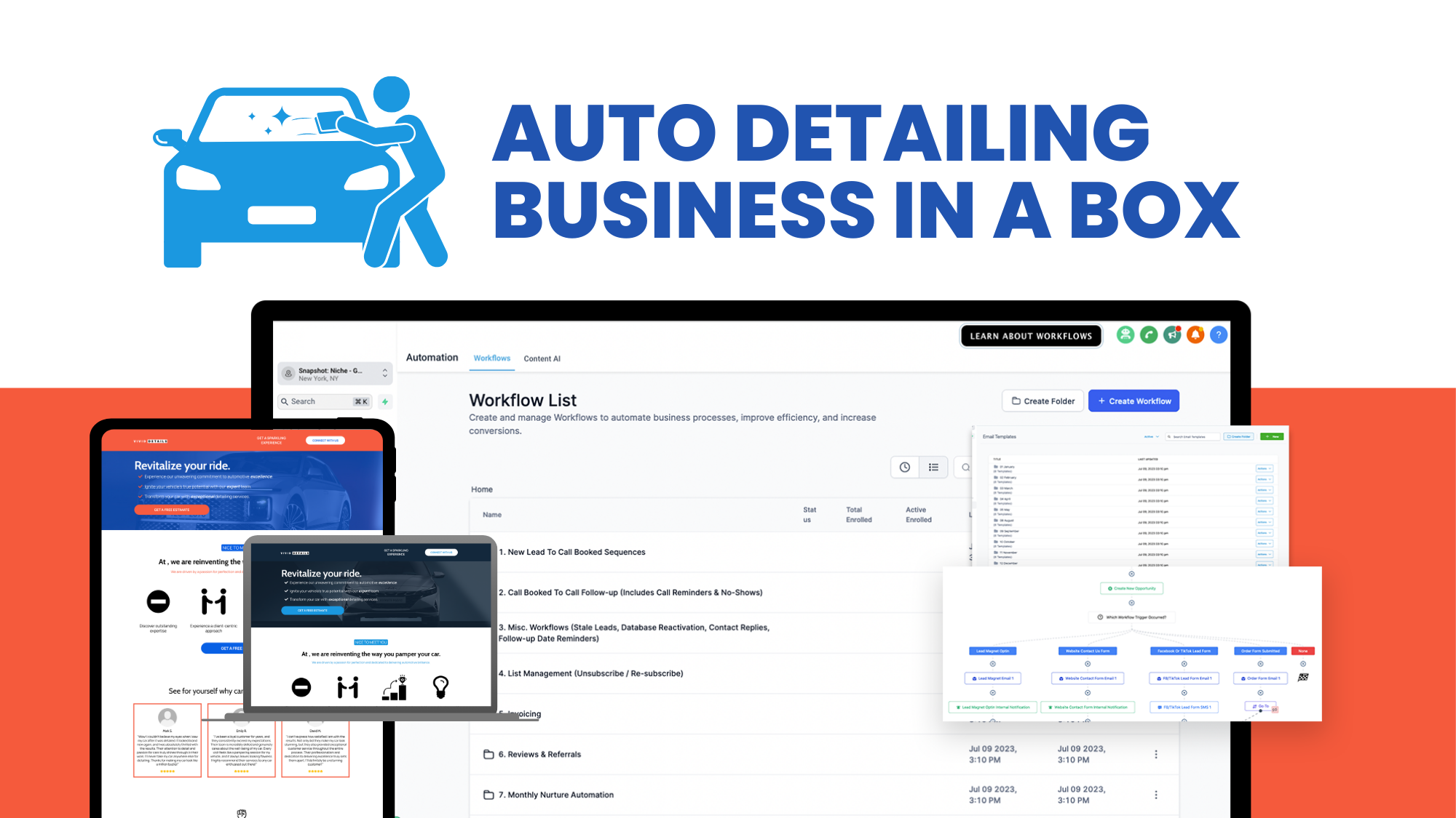 Epic Auto Detailing Snapshot – HighLevel Marketplace